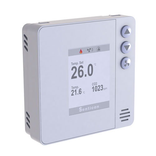 TCR04-MOD Modbus Room Controller with CO2